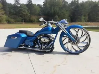 HARLEY DAVIDSON 2012-harley-davidson-road-king-lay-frame-bagger-chopper ...