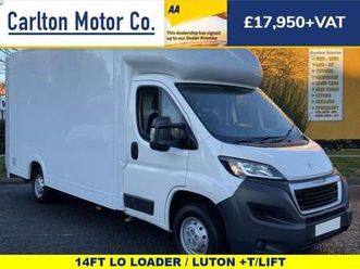 PEUGEOT BOXER 14ft-lo-loader-luton-t-lift Used - the parking