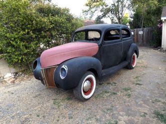 FORD RAT ROD 40-tudor-standard-sedan-hot-rat-rod-project-california ...