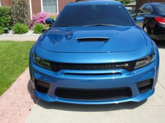 DODGE CHARGER dodge charger scat pack widebody 6.4l frostbite blue 5k ...