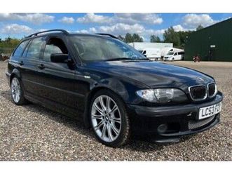 BMW SERIE 3 2003-53-bmw-e46-330d-estate-manual-m-sport-black occasion ...