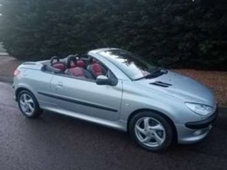 peugeot 206 cc silver