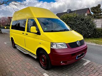 VOLKSWAGEN TRANSPORTER vw-t5-1-9-tdi-hoch-dach-klima-standheizung Used ...