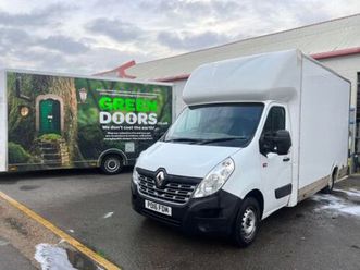 RENAULT MASTER renault-master-van-automatic-luton-box-low-loader-white ...