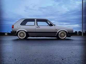 stanced mk2 golf