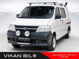 TOYOTA HIACE 117hk-4x4-lang-led-bar-to-skyvedorer-dab-ac-hengerfeste ...